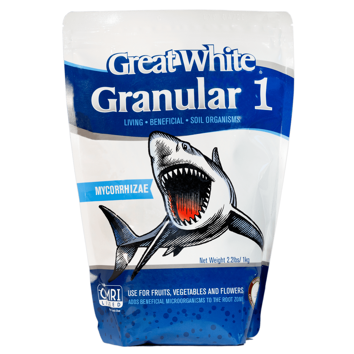 Great White Granular 1® - Single Species Mycorrhizae - Plant Revolution